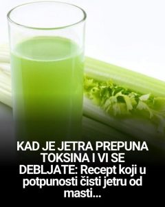 RECEPT ZA NAPITAK KOJI ČISTI JETRU OD TOKSINA I MASTI | Mega Vijesti